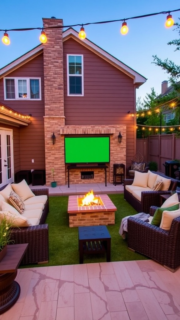 30 Backyard TV Ideas to Turn Your Patio into an Outdoor Entertainment ...