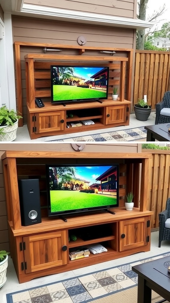 30 Backyard TV Ideas to Turn Your Patio into an Outdoor Entertainment ...