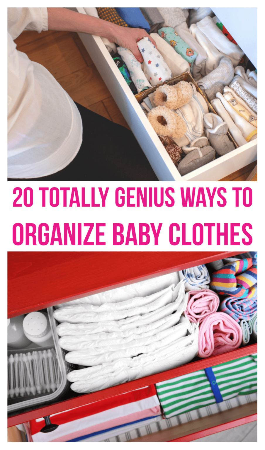 15 Clever Ways to Organize Baby Clothes and Keep Them Organized