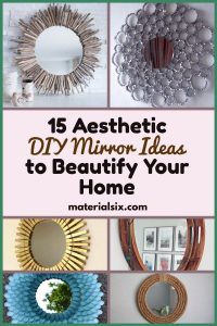 25+ Fun and Creative DIY Mirror Frame Ideas - MaterialSix