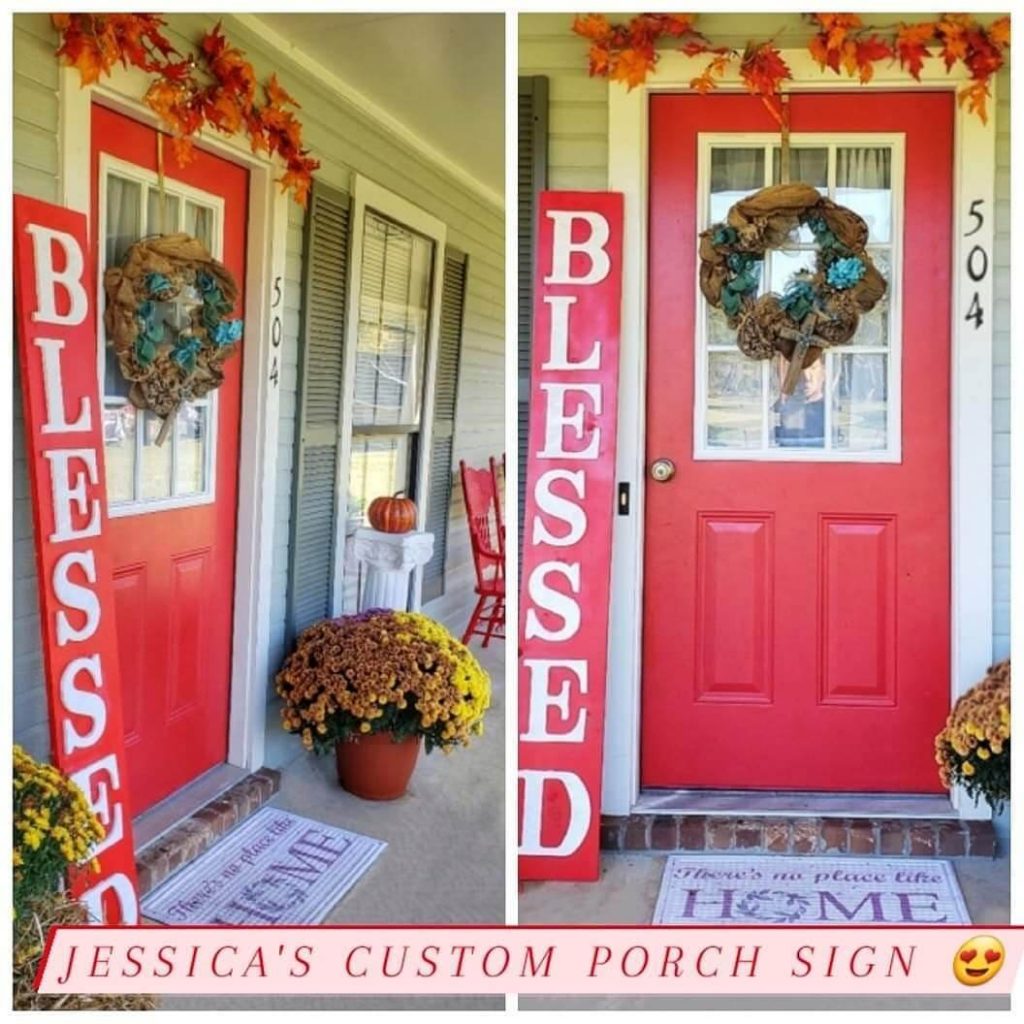 20 Best Front Porch Sign Ideas & Creative DIY Projects