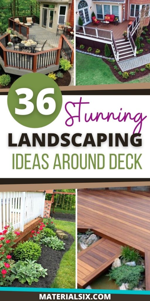 36 Inspirational Landscaping Ideas Around Deck
