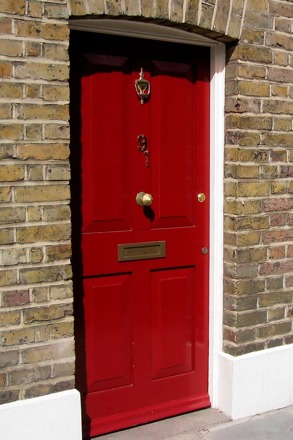 40+ Stunning Front Door Color Ideas For Red Brick House