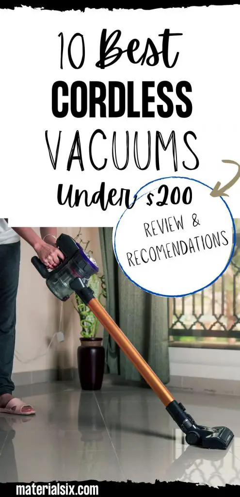 10 Best Cordless Vacuums under $200 (Reviews & Recommendations)