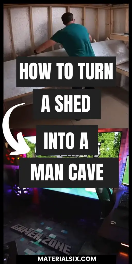 How to Turn Your Shed into a Man Cave - MaterialSix