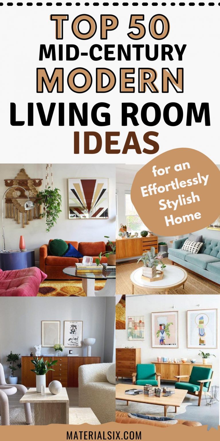 50 Iconic Mid-Century Modern Living Room Ideas to Inspire You