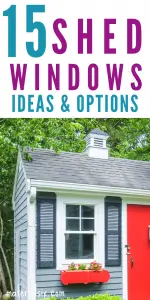 15 Shed Windows Ideas and Options - Bring Natural Light