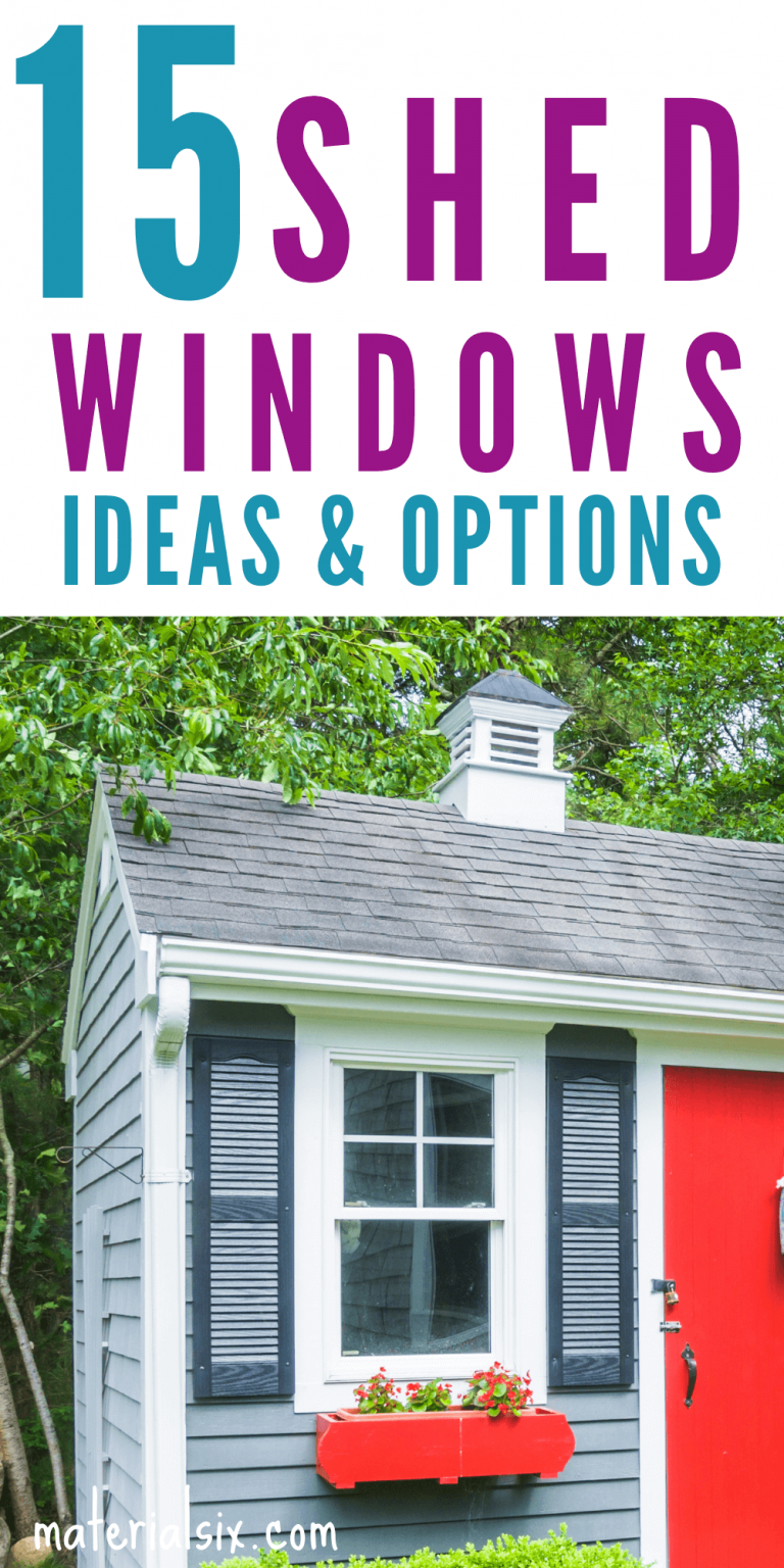 15 Shed Windows Ideas and Options - Bring Natural Light