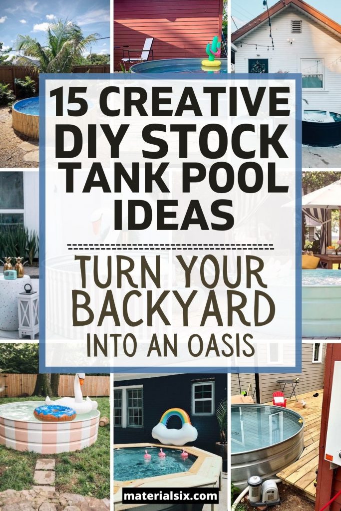 15 DIY Stock Tank Pool Ideas for Your Own Backyard Oasis