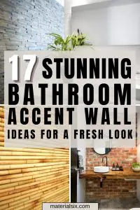 17 Bathroom Accent Wall Ideas: Elevate Your Bathroom Design - MaterialSix