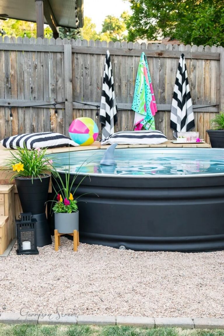 15 DIY Stock Tank Pool Ideas for Your Own Backyard Oasis