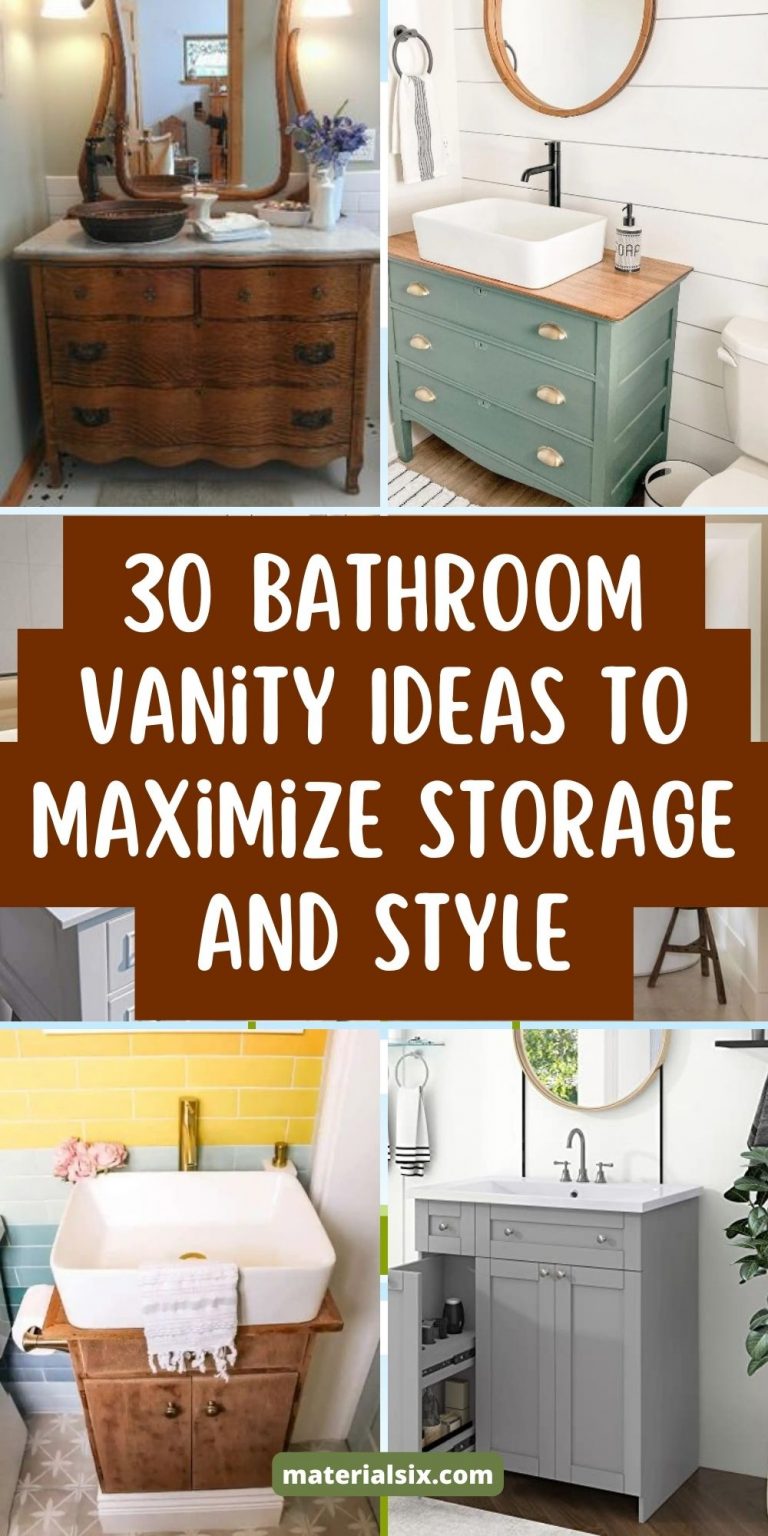 30 Stylish Bathroom Vanity Ideas | Inspiring Designs - MaterialSix