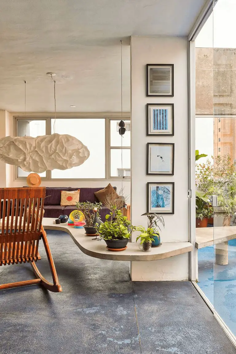 12 Creative Ideas For Decorating Columns In The Living Room - MaterialSix