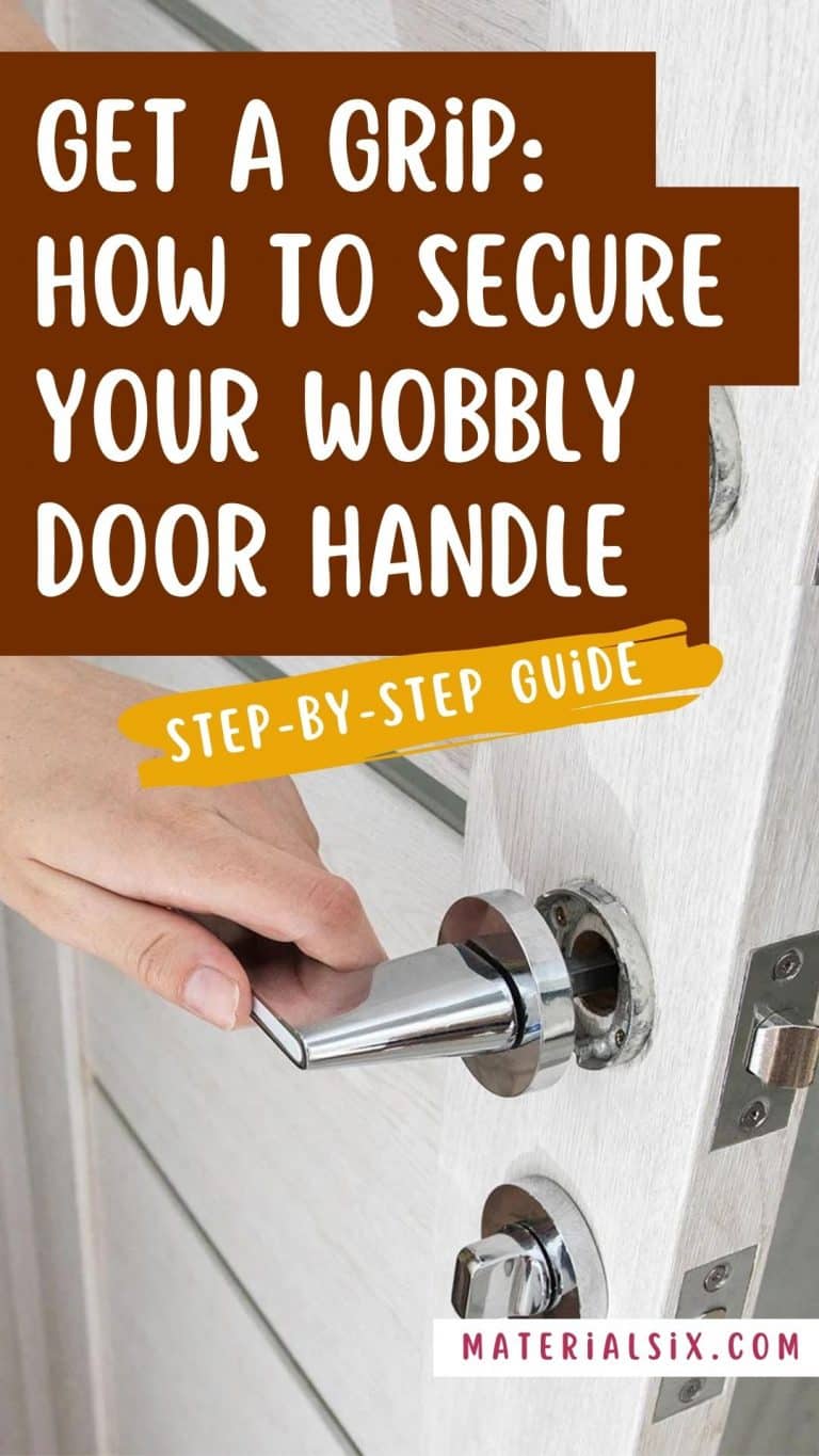 How to Tighten Front Door Handle Easily (Complete Guide) - MaterialSix