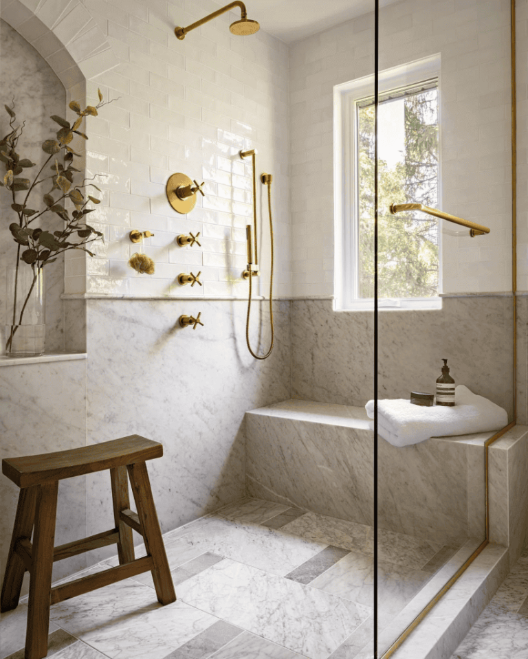 50+ Walk-In Showers With Benches: Your Guide to a Spa-Like Bathroom
