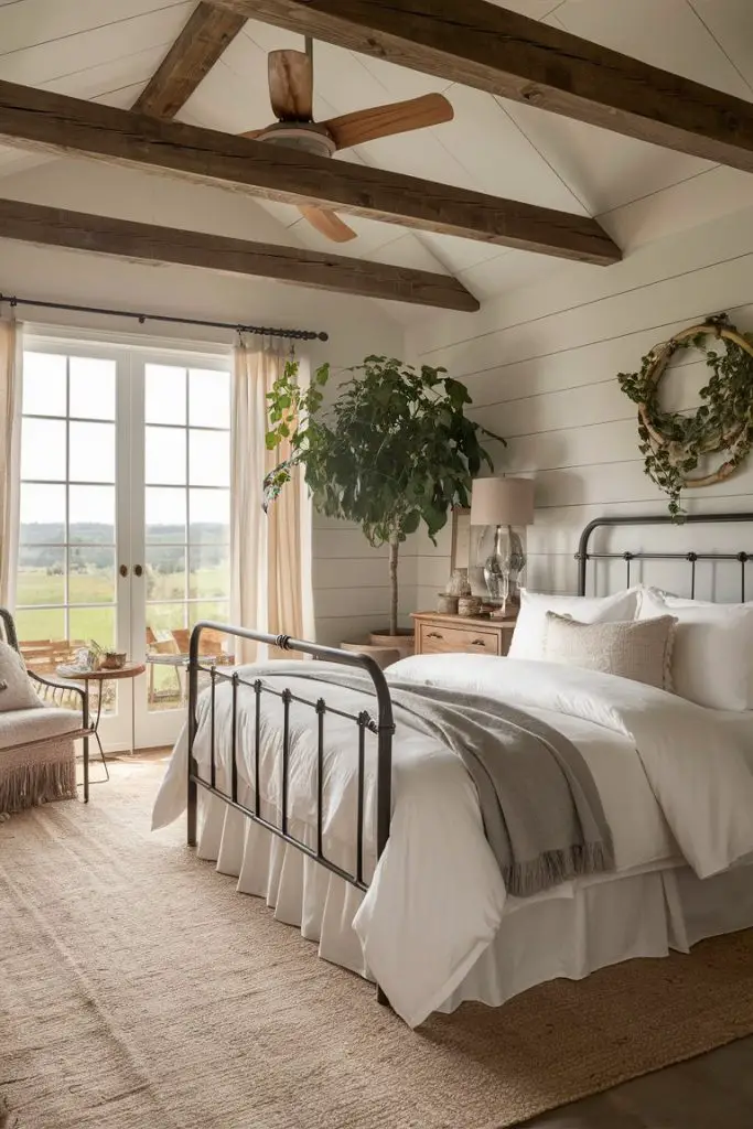 45 Creative Farmhouse Bedroom Ideas for a Charming Space