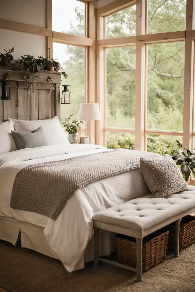 45 Creative Farmhouse Bedroom Ideas for a Charming Space