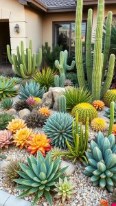 30+ Stunning Succulent Landscape Design Ideas For Front Yards - MaterialSix