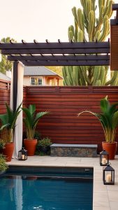 30 Creative & Affordable Privacy Fence Ideas For Every Backyard ...