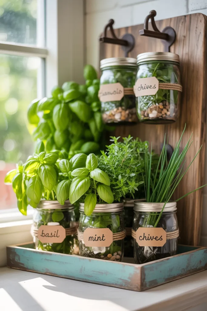 20 Creative Mini Herb Garden Ideas for Indoors & Outdoors - MaterialSix