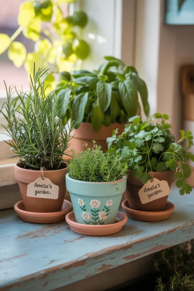 20 Creative Mini Herb Garden Ideas for Indoors & Outdoors - MaterialSix