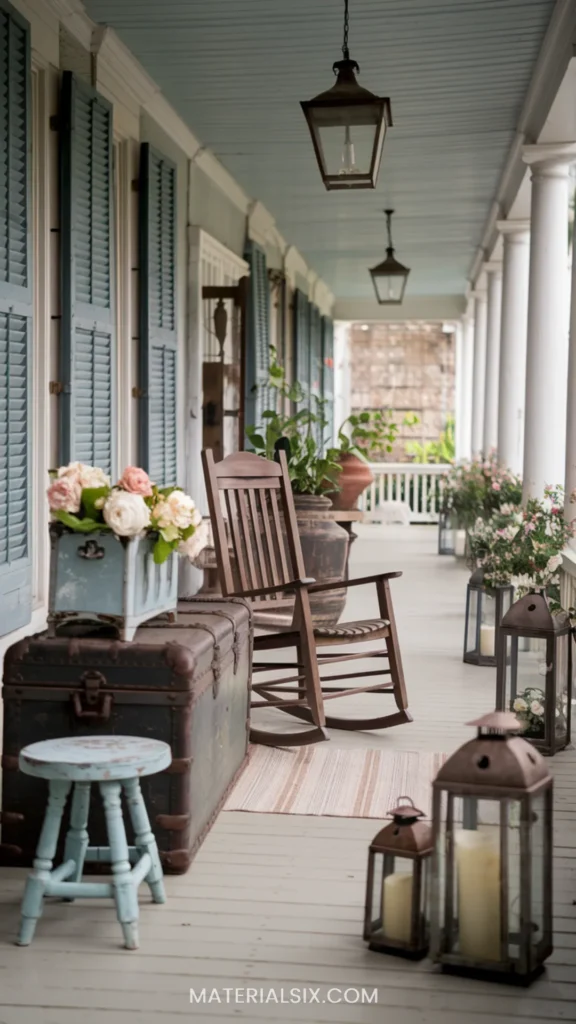 20 Long Front Porch Decorating Ideas for Better Curb Appeal - MaterialSix