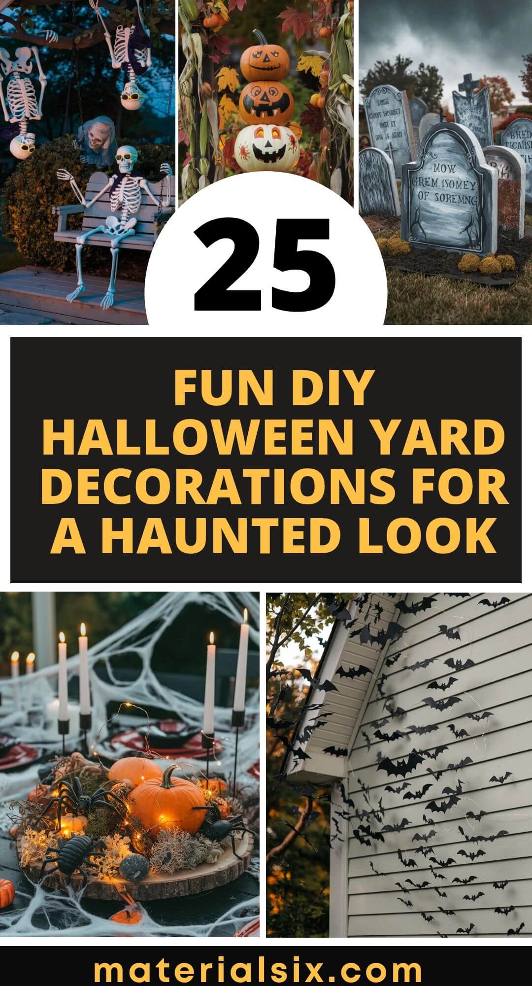 25 Spooktacular DIY Halloween Decorations for Your Outdoor Space ...