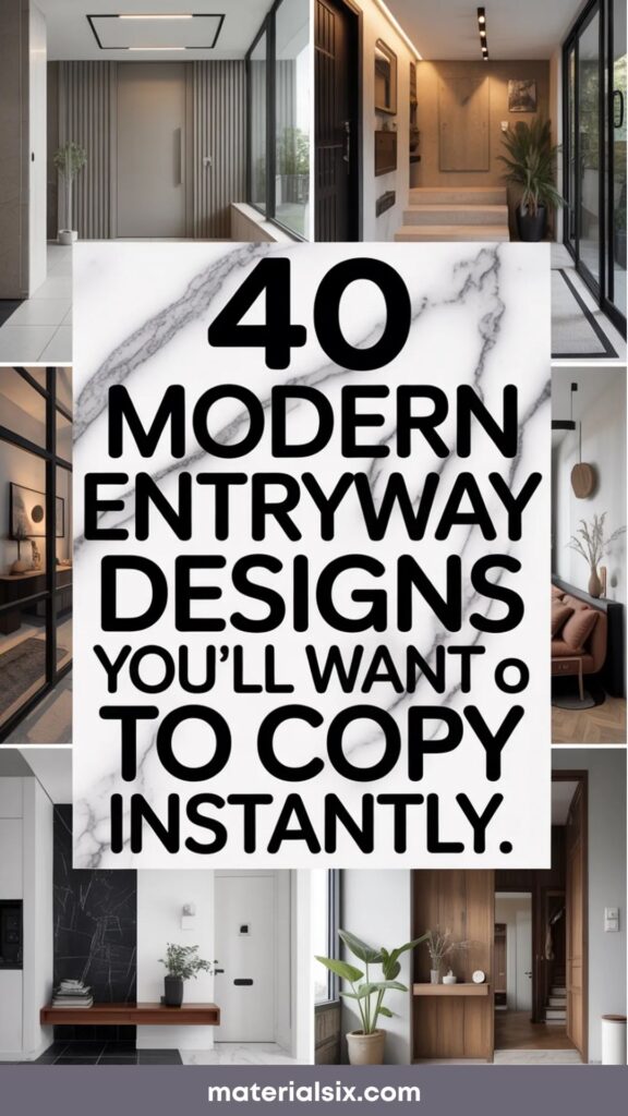 40 Stunning Modern Entryway Ideas That Make a Stylish First Impression