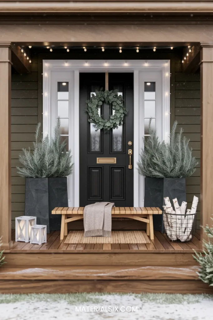 30 Winter Front Porch Decor Ideas for a Cozy Post-Christmas Refresh ...