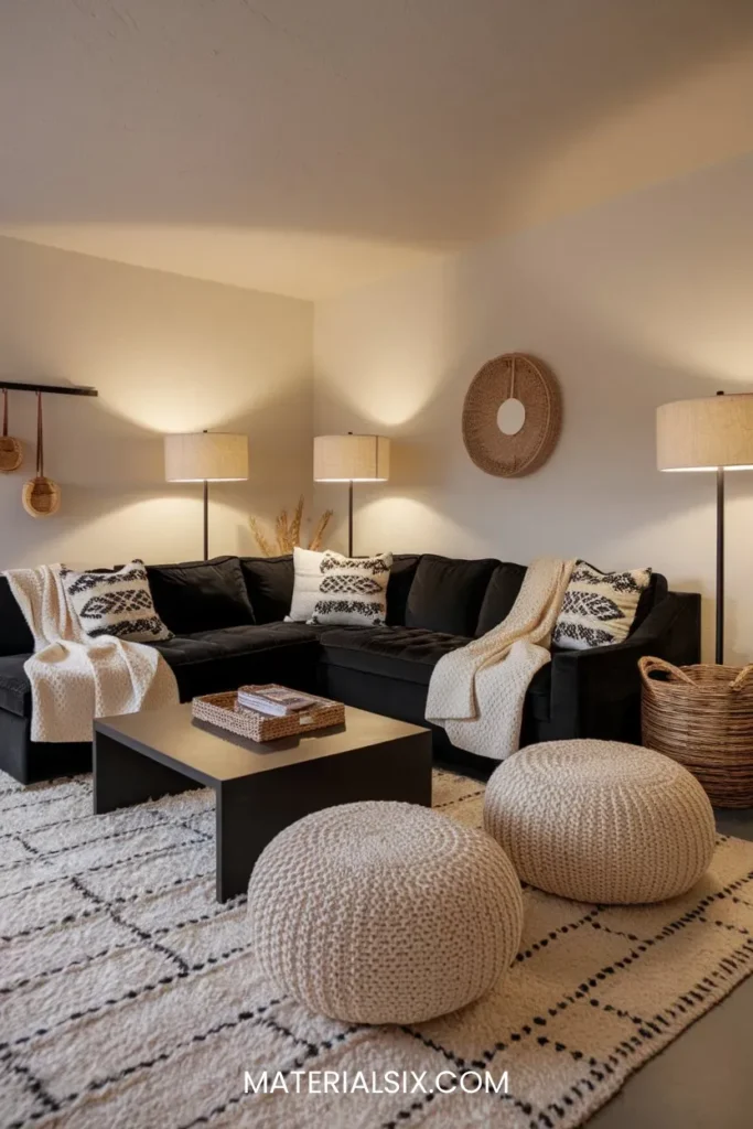 35 Stunning Black Living Room Ideas That Redefine Modern Style ...
