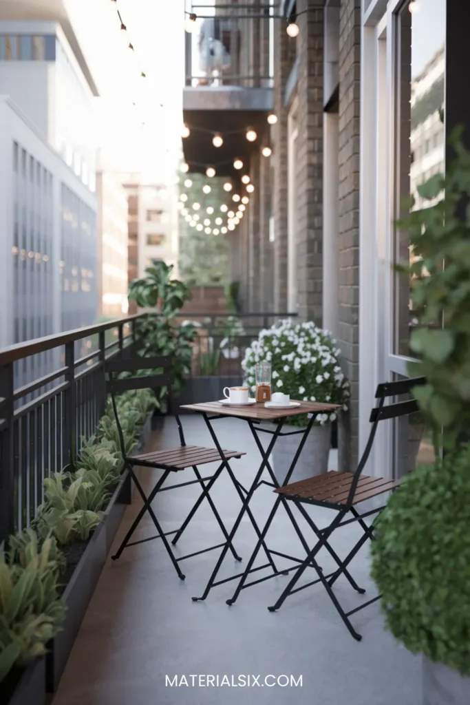 40 Small Balcony Design Ideas That Maximize Style and Space - MaterialSix