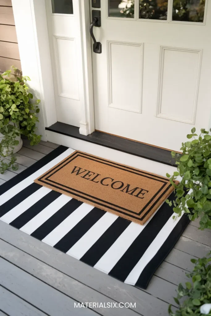 20 Easy & Affordable Updates For Your Front Porch - MaterialSix