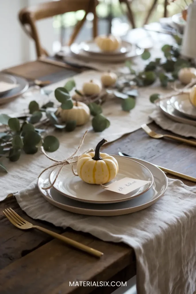 20 Quick Fall Table Decor Ideas for Effortless Entertaining - MaterialSix