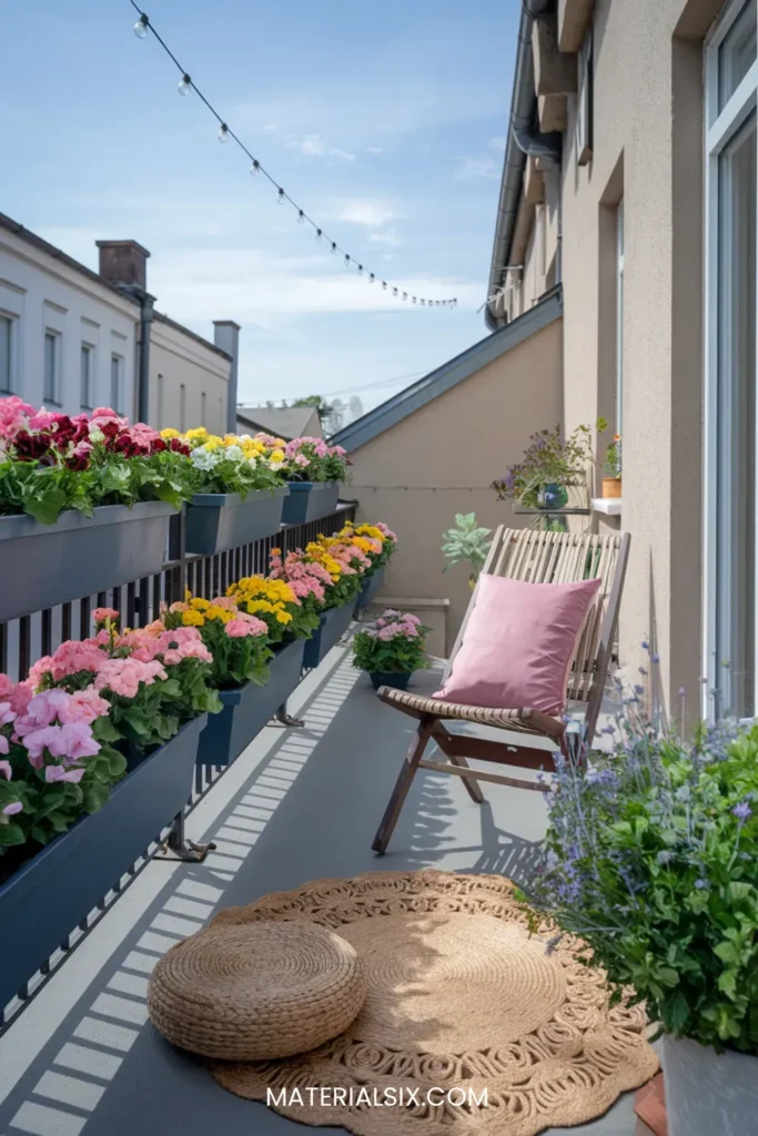 40 Small Balcony Design Ideas That Maximize Style and Space - MaterialSix