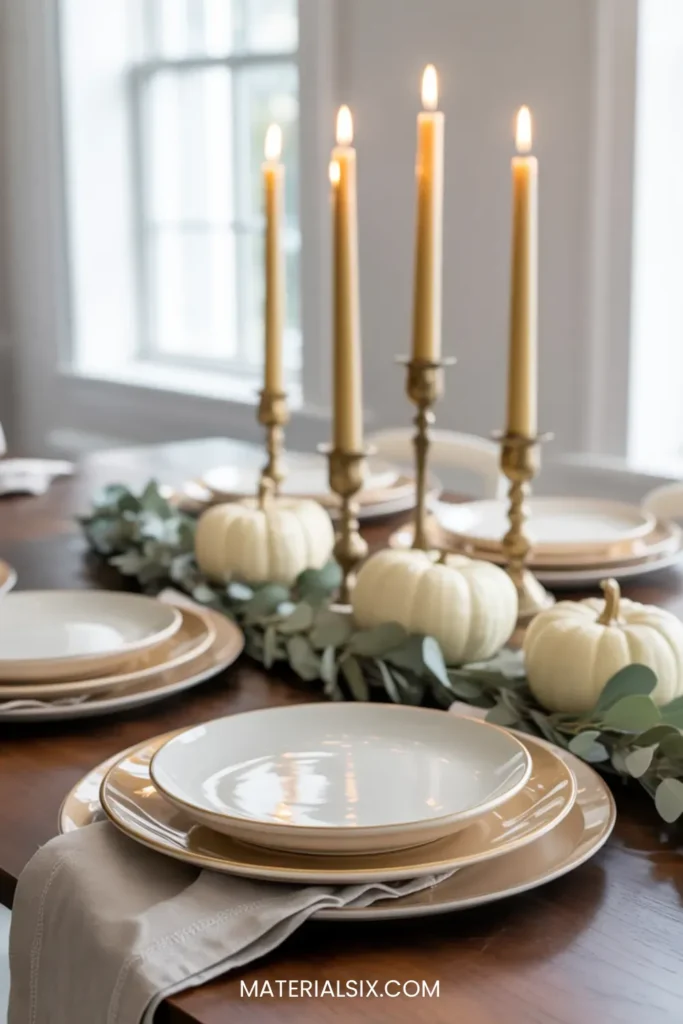 20 Stunning Thanksgiving Table Settings You’ll Want to Copy - MaterialSix