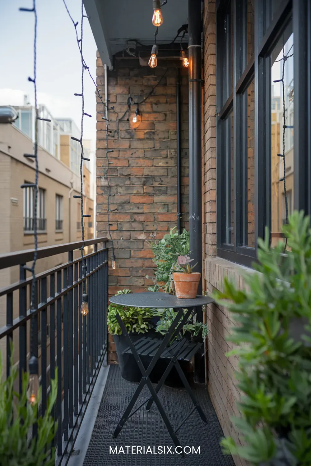 40 Small Balcony Design Ideas That Maximize Style and Space - MaterialSix