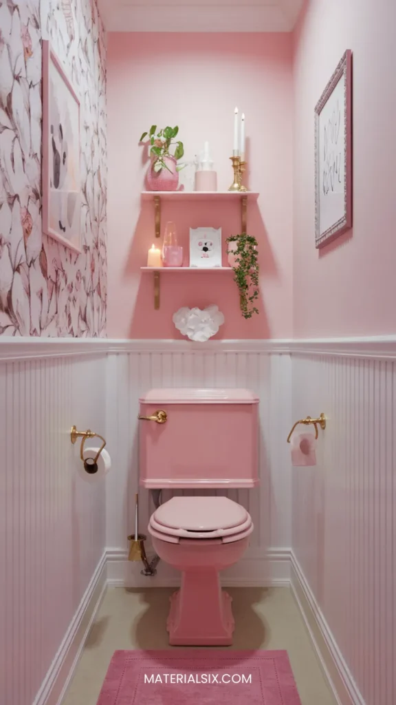 50 Stunning Girly Bathroom Designs That Feel Cute and Chic - MaterialSix