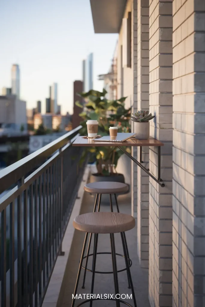 40 Small Balcony Design Ideas That Maximize Style and Space - MaterialSix