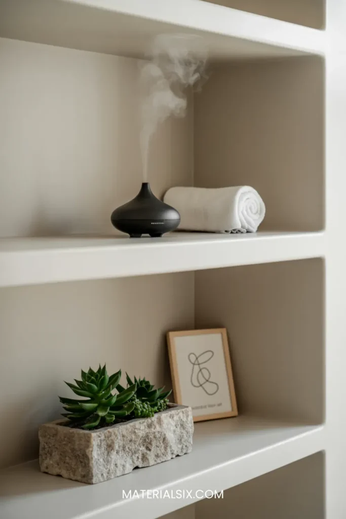 30 Bathroom Shelf Decor Ideas That Combine Style and Storage - MaterialSix