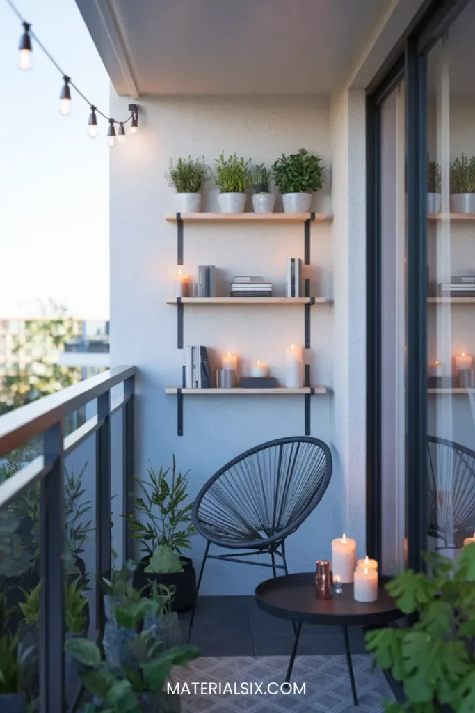 40 Small Balcony Design Ideas That Maximize Style and Space - MaterialSix