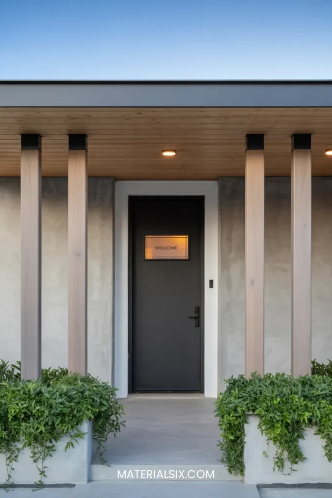 20 Modern Small Front Porch Designs with Stylish Charm - MaterialSix
