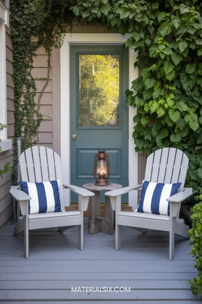 12 Cozy Small Front Porch Seating Ideas for Relaxing Outdoors - MaterialSix