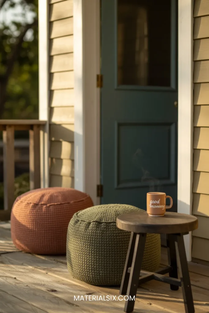 12 Cozy Small Front Porch Seating Ideas for Relaxing Outdoors - MaterialSix