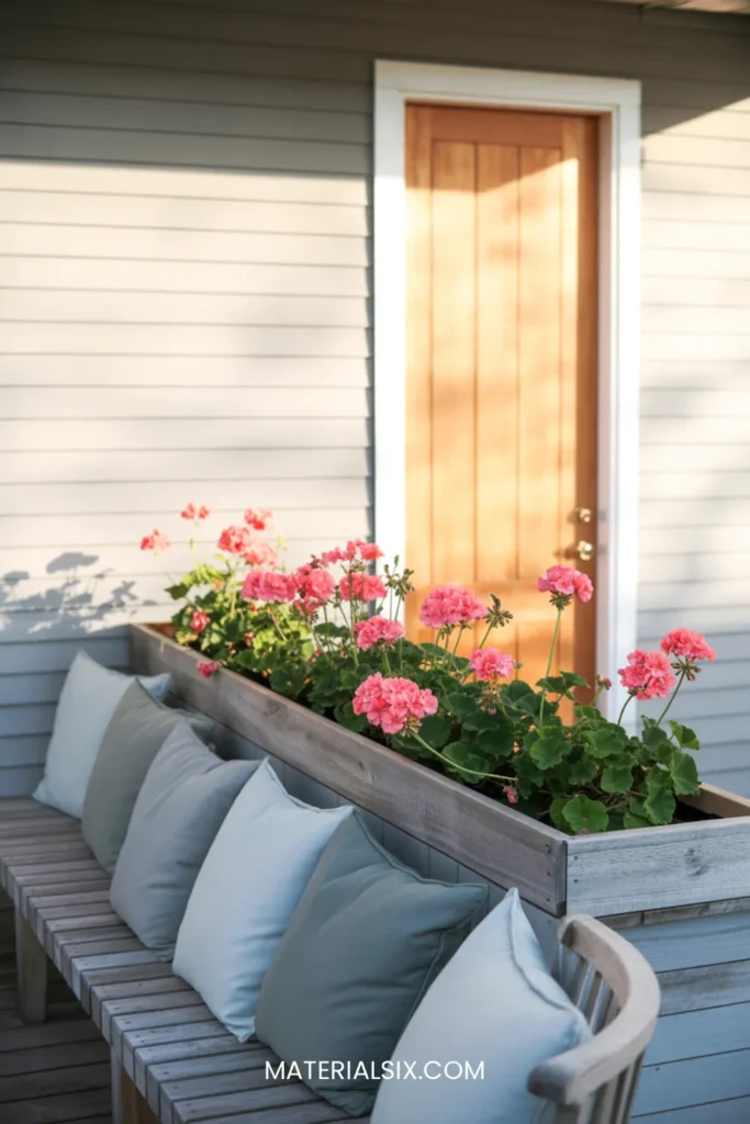 12 Cozy Small Front Porch Seating Ideas for Relaxing Outdoors - MaterialSix