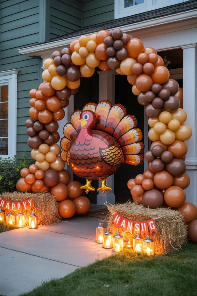 30 Creative Thanksgiving Balloon Decoration Ideas to Wow Your Guests ...