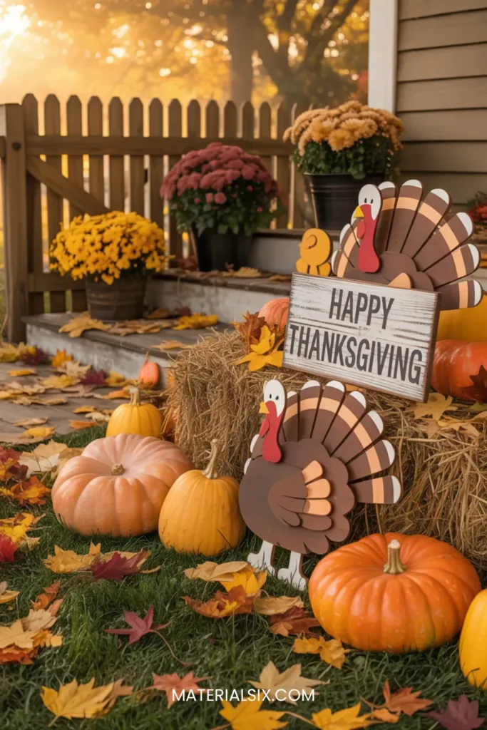 40 Stunning Thanksgiving Yard Decor Ideas for a Festive Home - MaterialSix