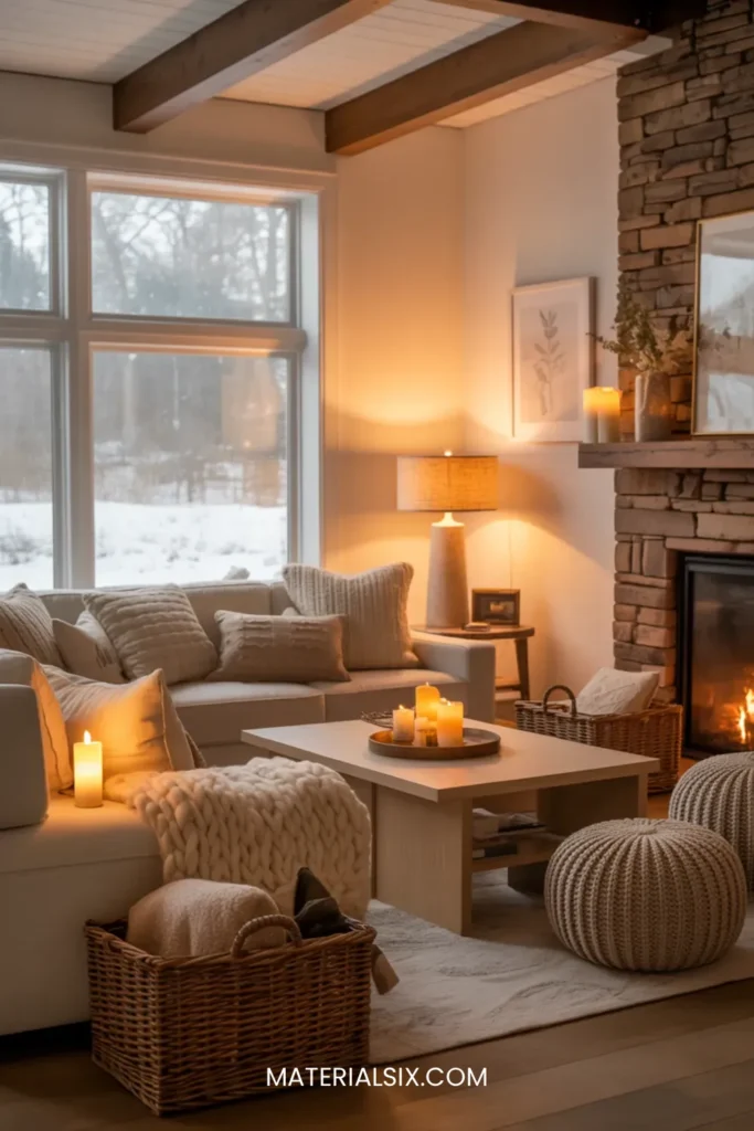 27 Cozy Winter Home Decor Ideas You’ll Want to Try ASAP - MaterialSix