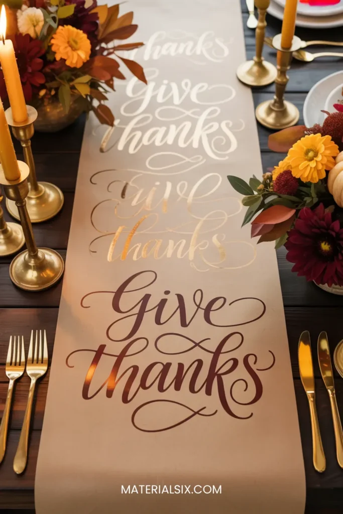 30 Thanksgiving Table Runner Ideas That Will Impress Your Guests ...
