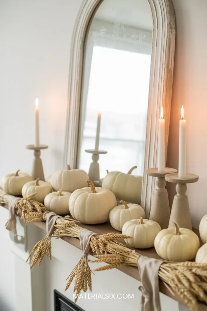 30 Thanksgiving Mantel Decor Ideas to Warm Up Your Home - MaterialSix