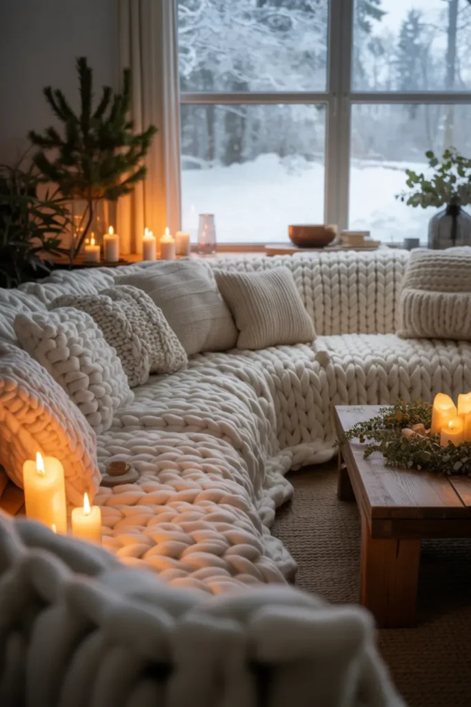 30 Cozy Winter Living Room Decor Ideas for a Warm & Inviting Home ...